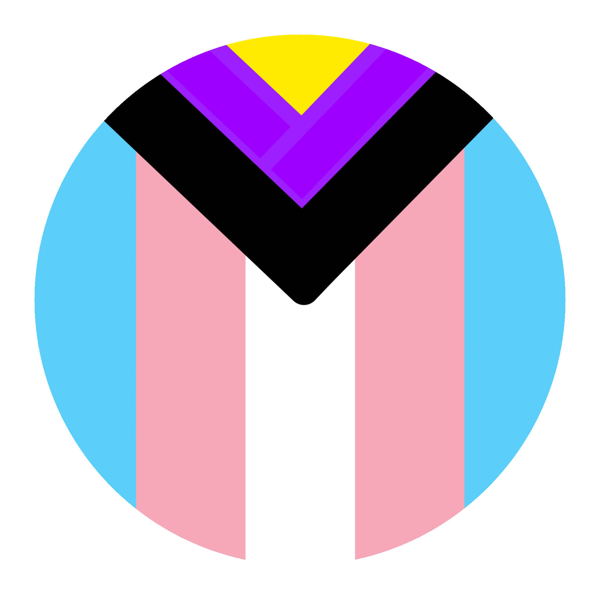 Bandera del progreso trans no binarie por Diane Rodríguez & Zack Elías ...